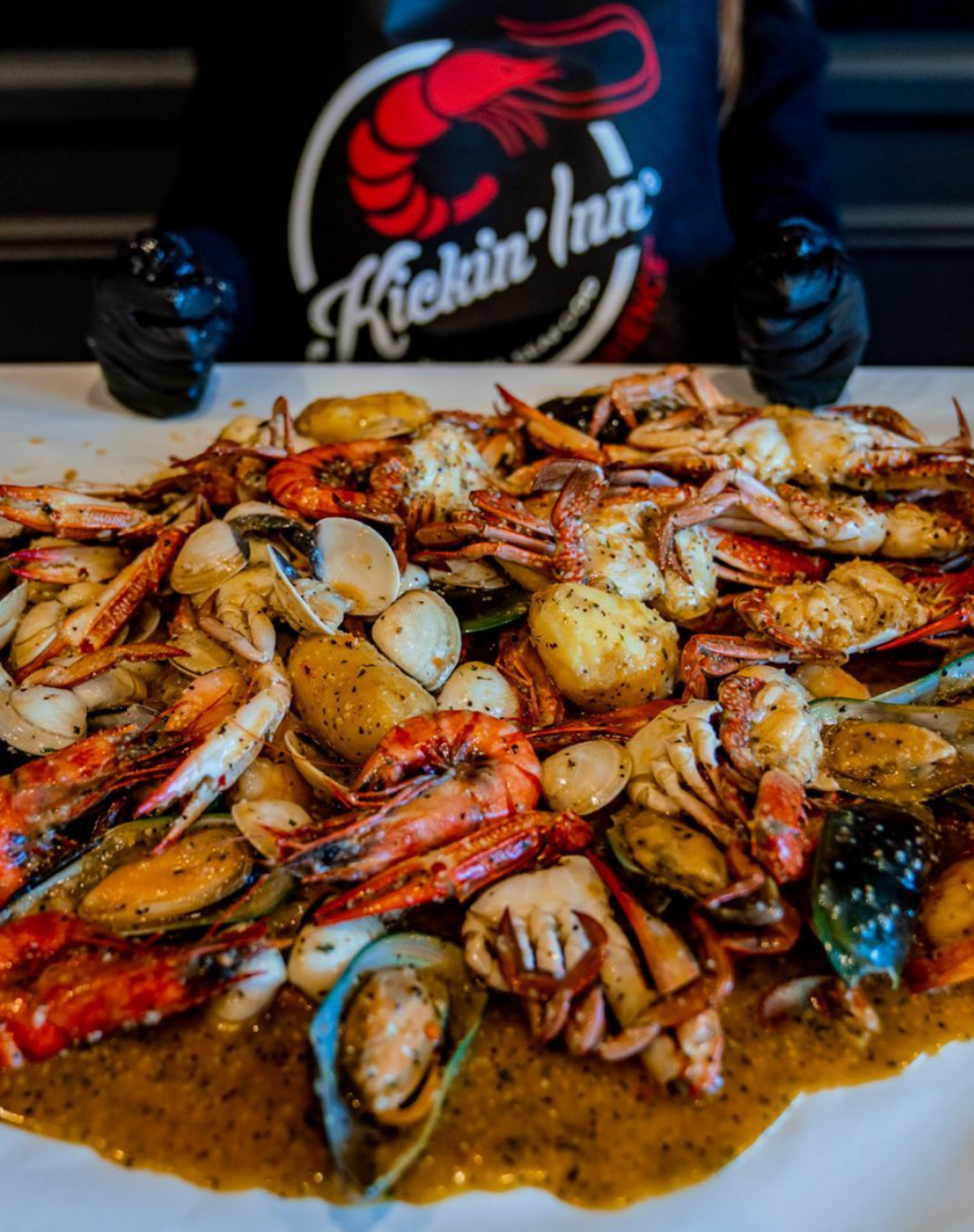 Man walking to a marooned boat