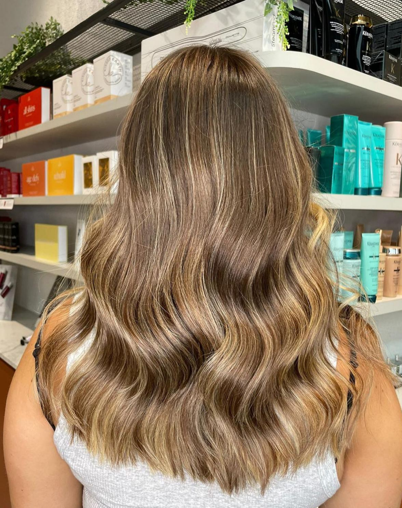 Man walking to a marooned boat